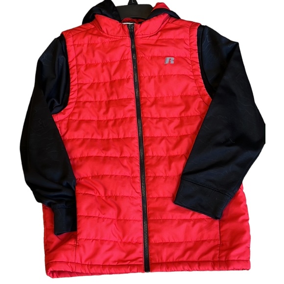 Russell Athletic | Jackets & Coats | Russell Hooded Puffer Jacket ...